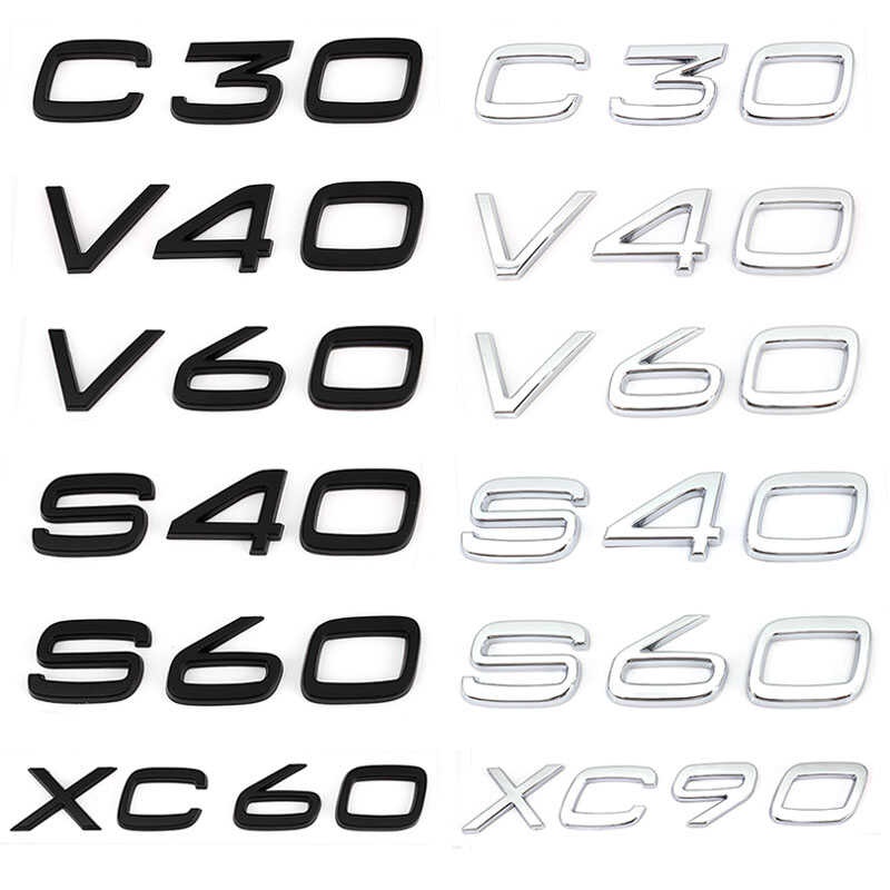 3D - Emblem Badge Decal Car Sticker Para Sa Voo C30 V40 V60 S40 S60 ...