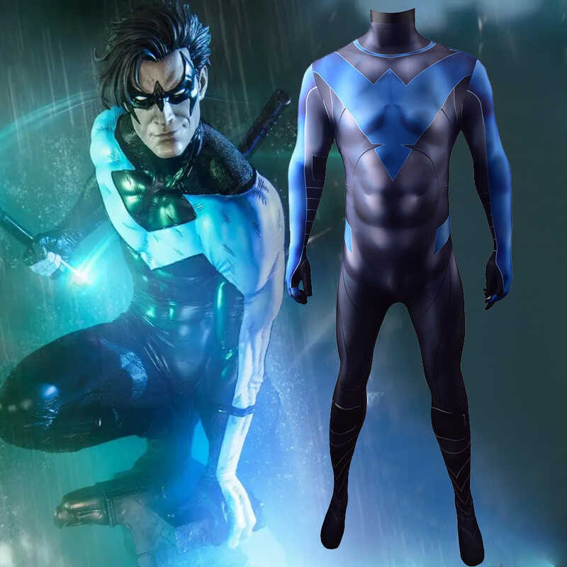 Comics DC Hero Nightwing Blue Style Number 001cosNightwing Role Playing ...
