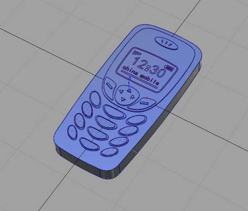 Button phone alias model, Alias modeling, 3D printing model repair and ...