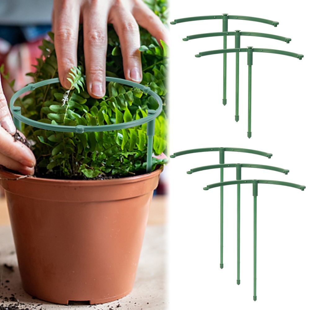 Plastic Gardening Bonsai Care Holder / Garden Plant Climb Support Pile ...