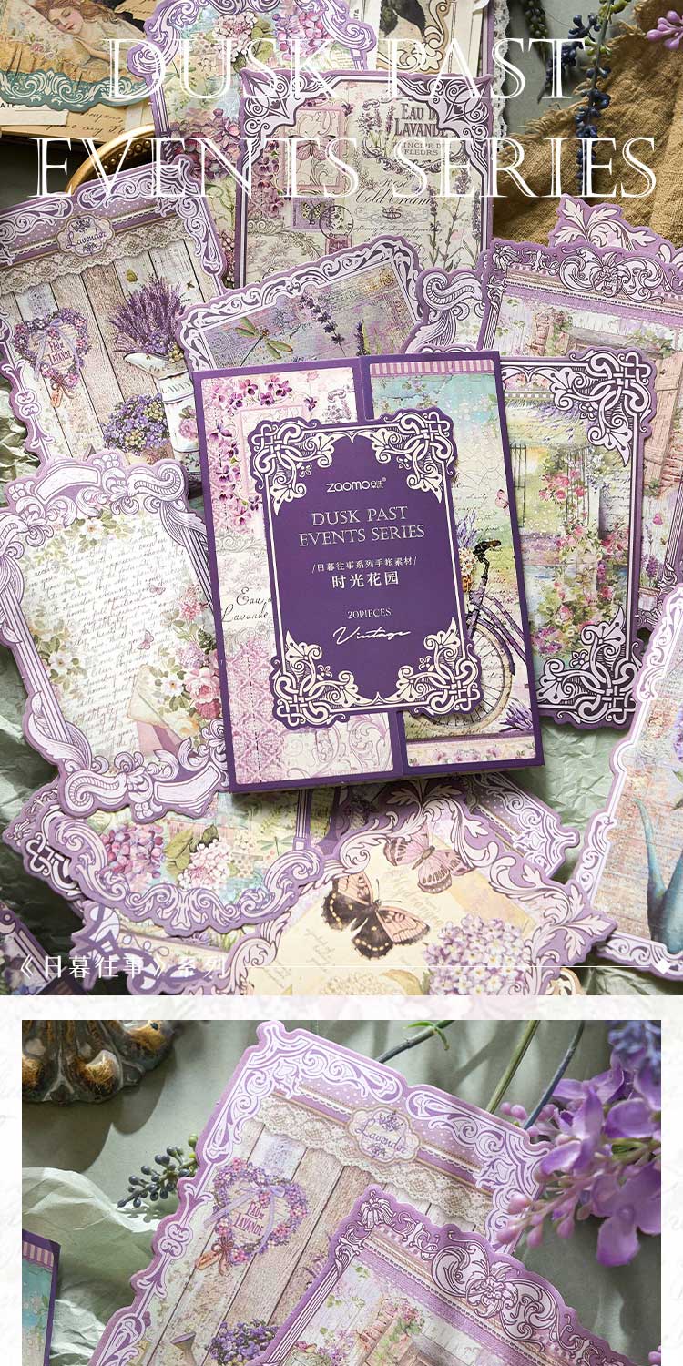 20sheets Scrapbook Paper DIY Srapbooking Flowers Materials Paper Decor ...