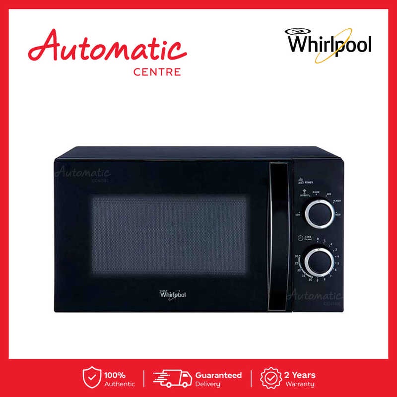 Whirlpool MWX 201 XEB 20L Microwave Mechanical Ctrl 6 Power Levels ...