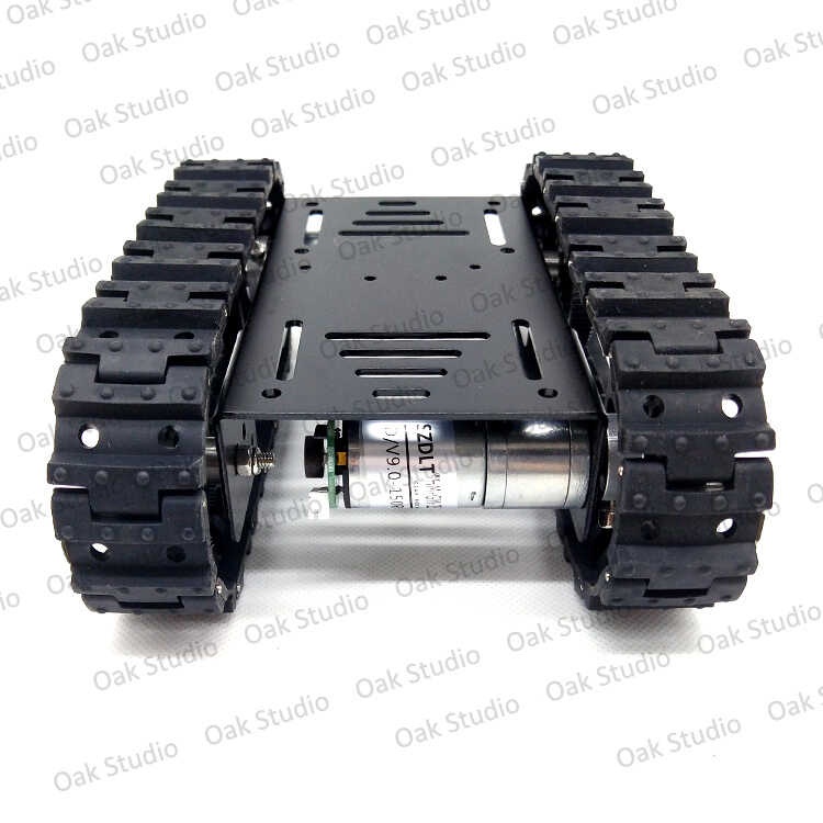 Mini T10 tank robot car chassis kit,metal wheel,for DIY robot toy ...