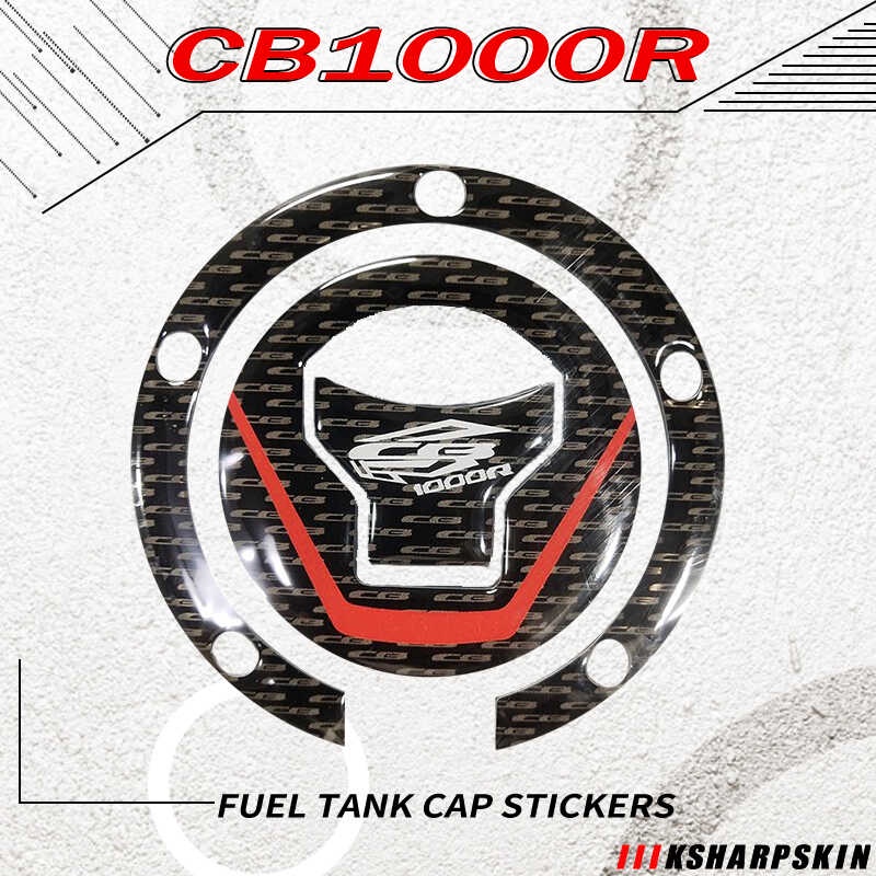 3D Bisikleta Carbon Fiber Fuel Tank Cover Body Parts Protection Sticker ...
