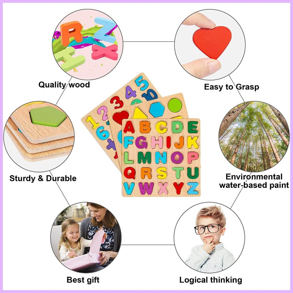 Alphabet puzzle/ABC Kid PuzzleToys/Alphabet Digital puzzle wooden toys ...