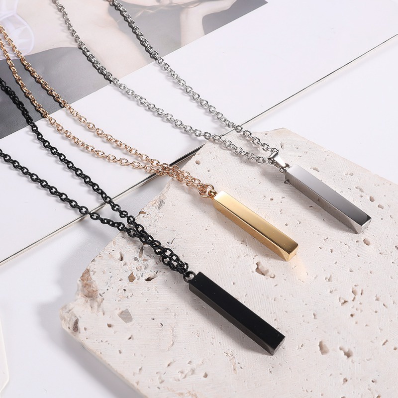 Mindfulness Deep Breathing Pendant Necklace Stainless Steel Fashion ...