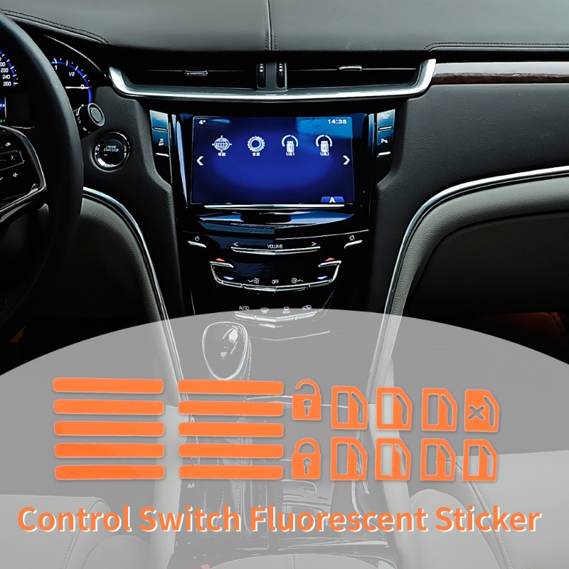 [ Featured ] Door Window Lift Control Panel Decals / Auto Interior Fake ...
