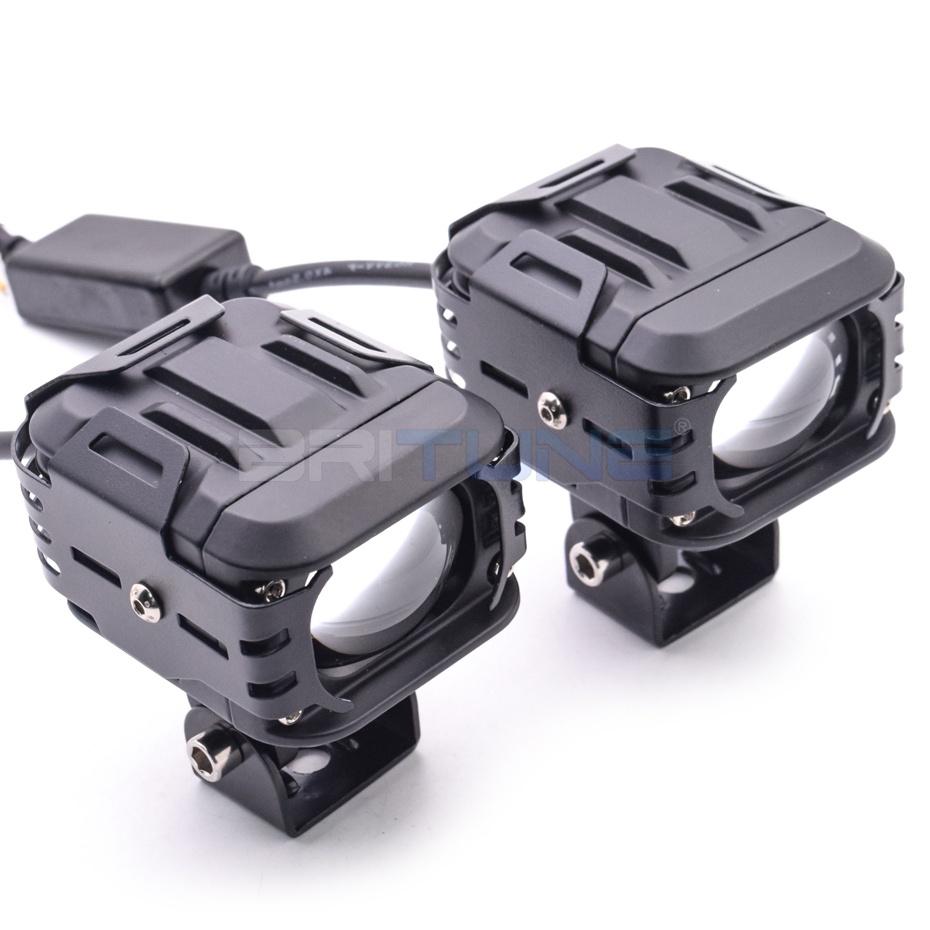 MDL Mini Driving Light Red DRL Devil Eye Signal Light Auxiliary Lights ...