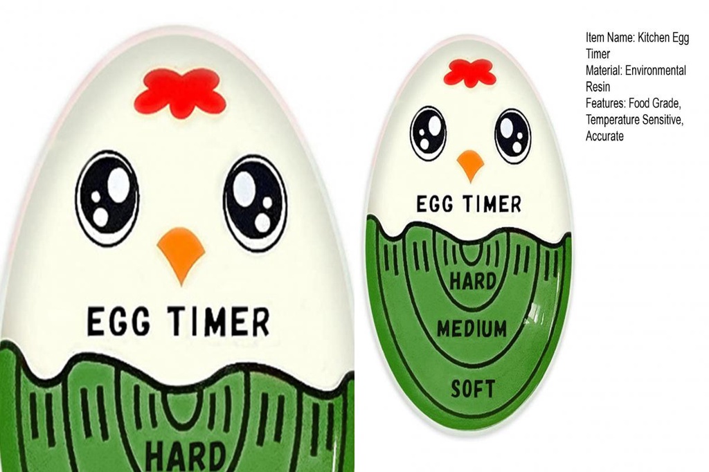 BF Hard Boiled Egg Timer Kitchen Gadget Color Changing Egg Timer for ...