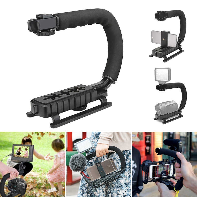 Video Handheld Stabilizer Action Stabilizing Grip Handle Para sa Canon ...
