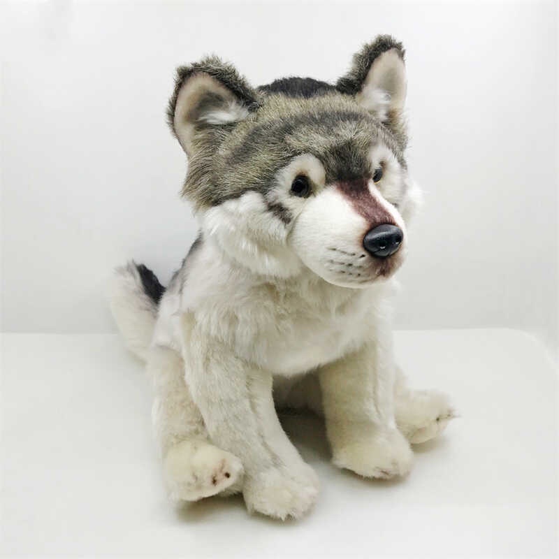Coyote High Fidelity Anime Cute Gray Wolf Plushie Dog Plush Toys ...