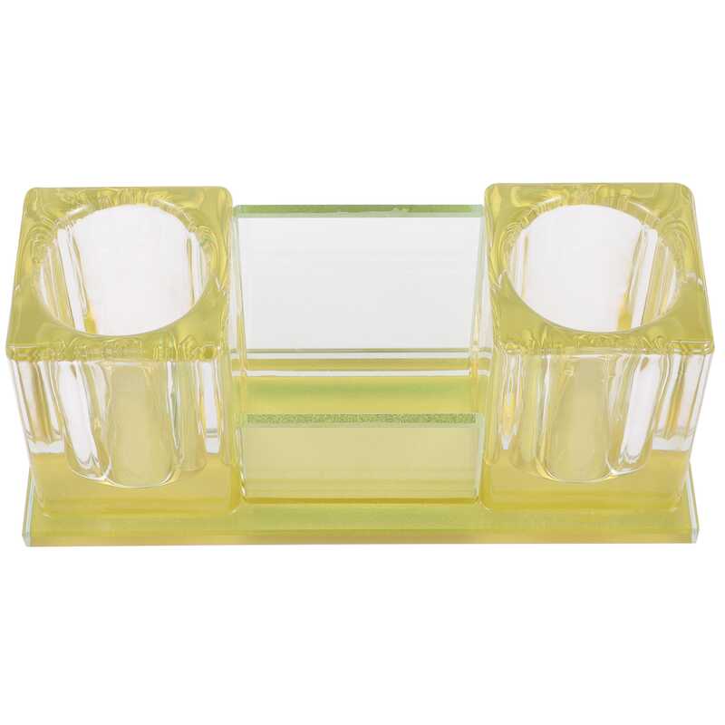 Crystal Microphone Base Desktop Stand Stands Pen Holder Para Sa Office ...