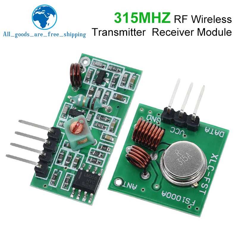 TZT Smart Electronics 433Mhz RF Transmitter At Receiver Module Link Kit ...