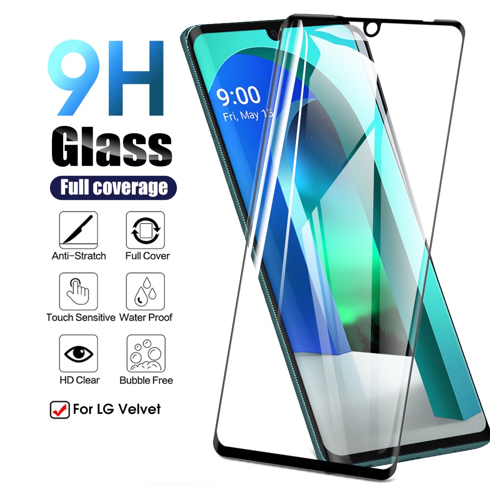 3D Edge Full Cover Tempered Glass For LG Velvet G6 7 Wing 5G/ Phone ...
