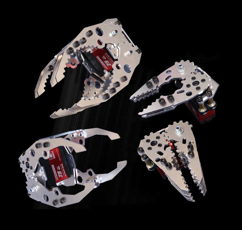 New Metal Mechanical Gripper Hand Claw Clamp For Multi Dof Robot Arm ...