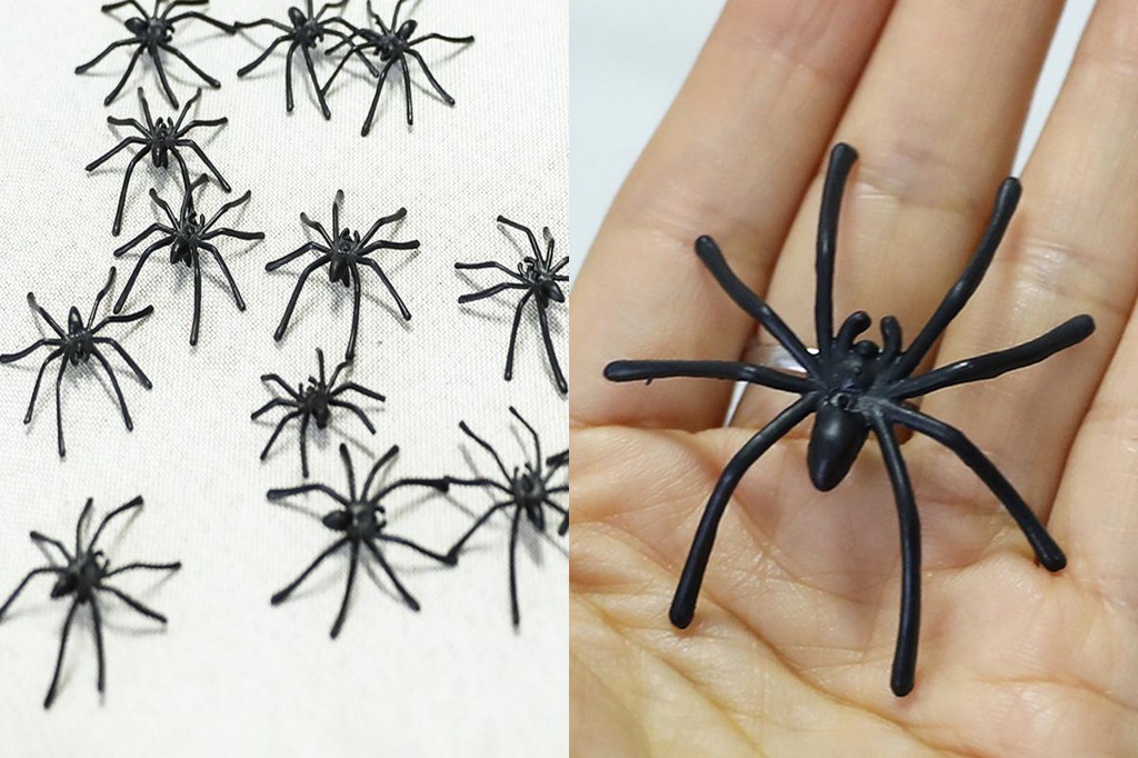 Halloween Party Supplies Fake Spiders 30pcs Realistic Fake Spider Toys ...