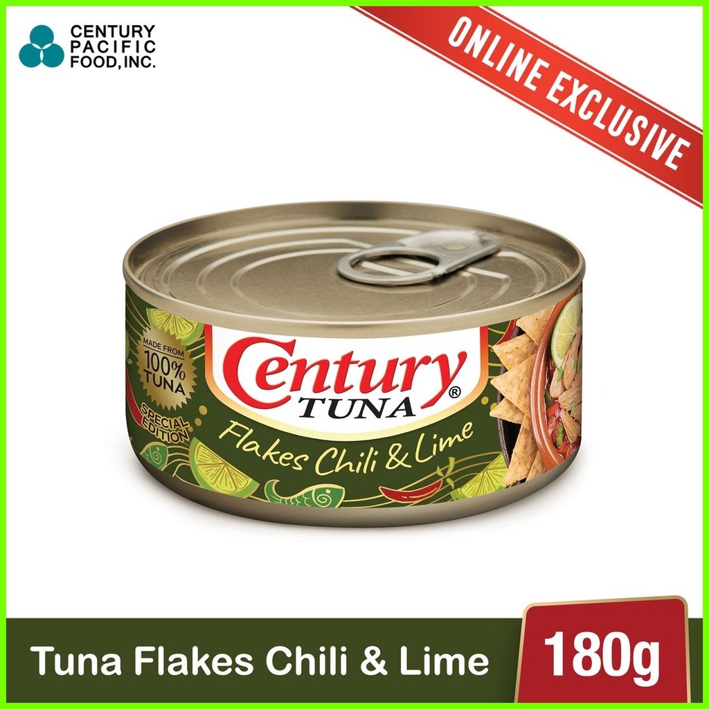 Century Tuna Premium Chunks in Water 184g + Century Tuna Flakes Chili ...