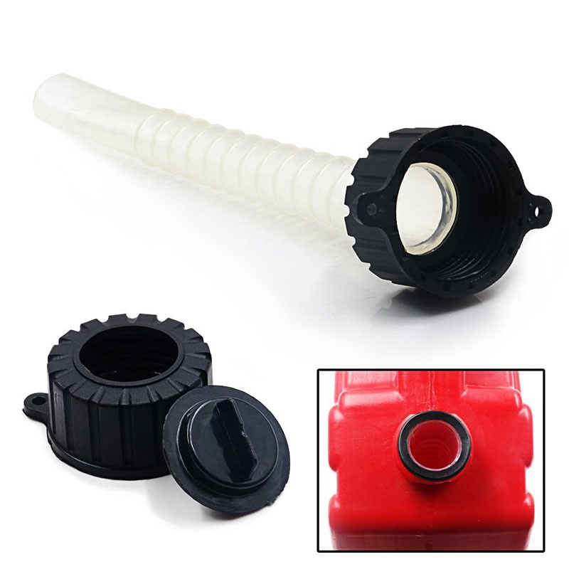 20L Litre Petrol Jerry Cans Plastic Motorcycle Gasoline Fuel Tank Mount ...