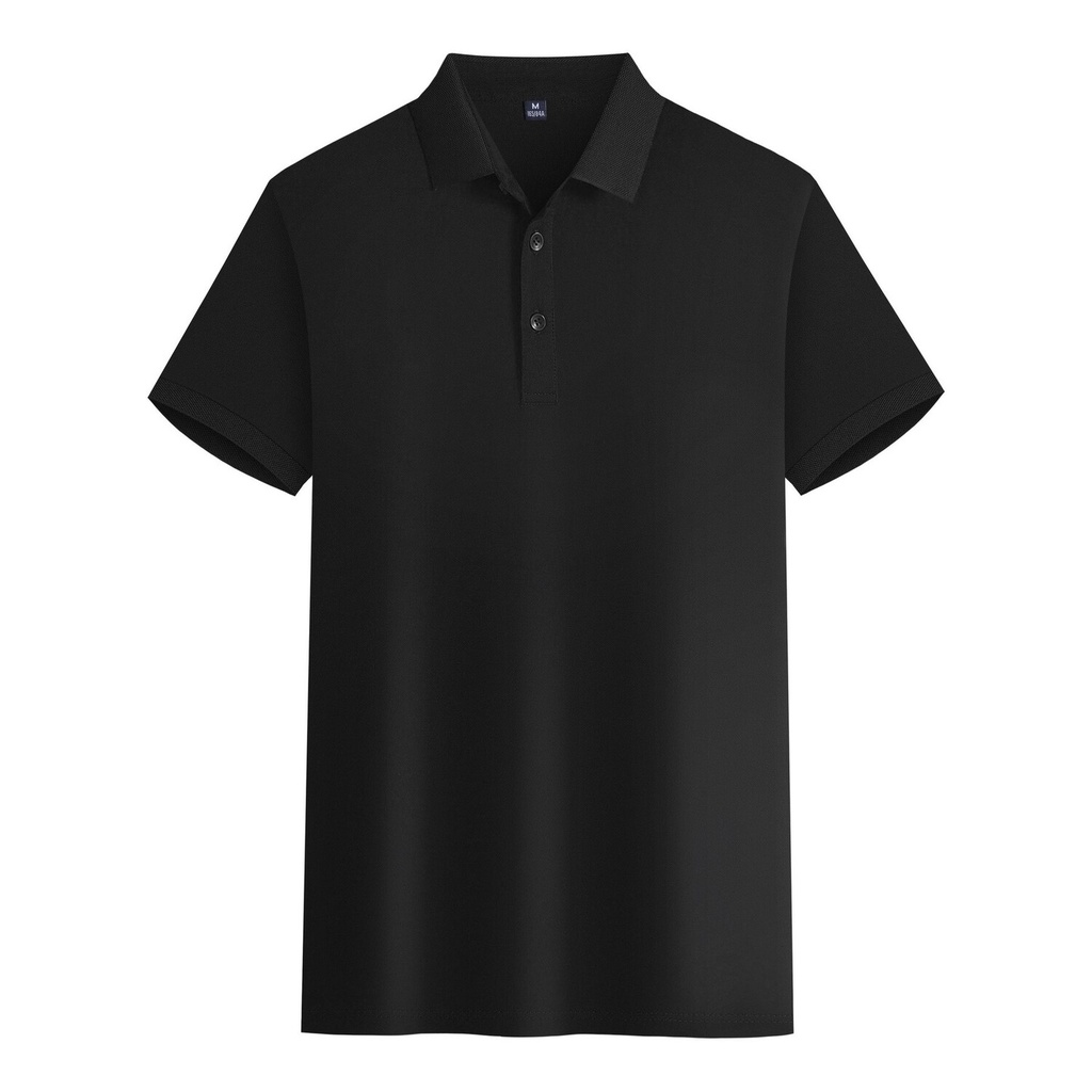 Men's short sleeve POLO shirt men's summer simple casual contrast color ...