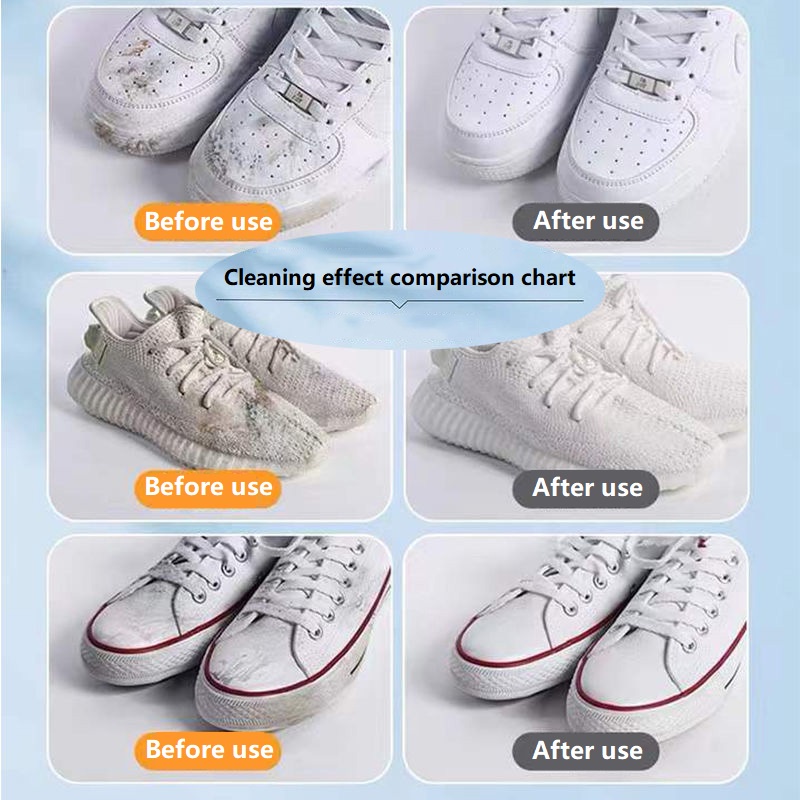 Shoe cleaner for white shoes 200ML white shoes cleaner yellow stain ...