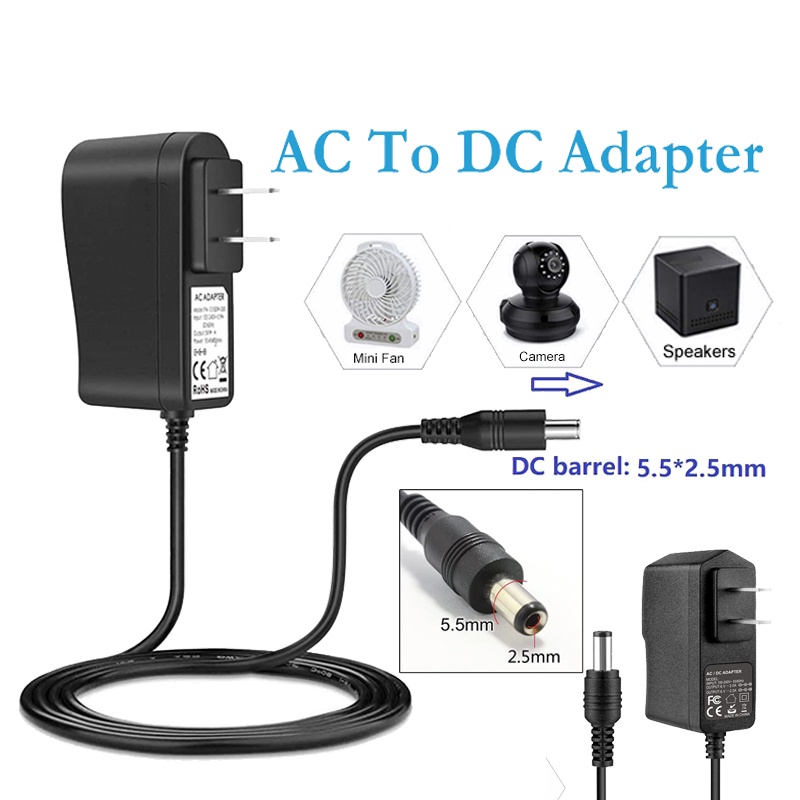 Power Adapter 5V 2A Power Supply For Network Media Converter 2.5mm ...