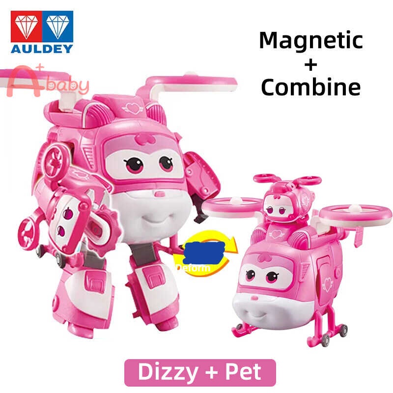 15Cm Big Super Wings & Pet Combine Robot Original Auldey Toys Action ...