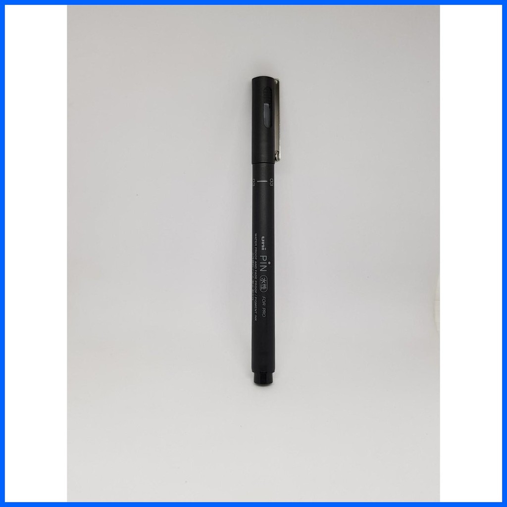 ☪ Unipin Fineliner Drawing Pen Black (Water- and Fade- Proof) | Shopee ...