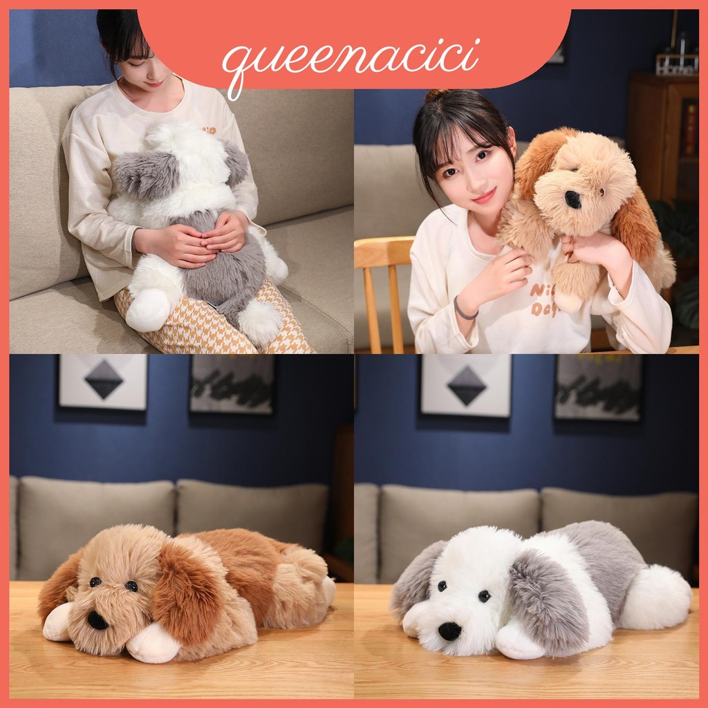 Hair Long Sweet Two Tone Dog Plush Buddy For Perfect Kids Room Gift ...