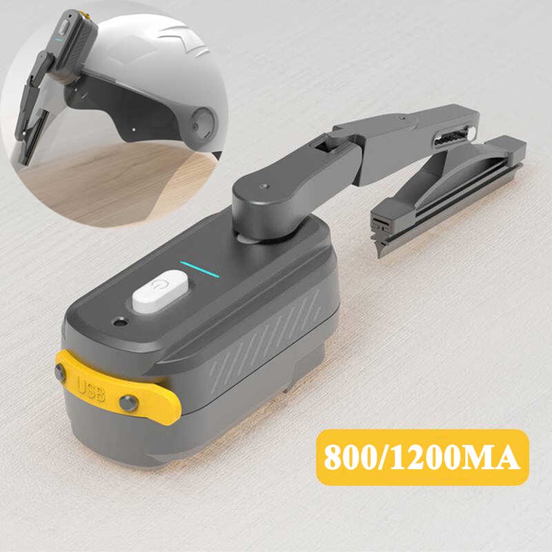 Rechargeable Motorcycle Helmet Electric Wiper Universal Waterproof ...