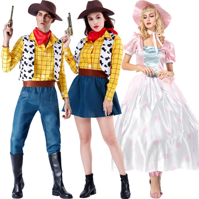 Halloween Children's Toy Story 4 Western Cowboy Woody Adult Cos ...