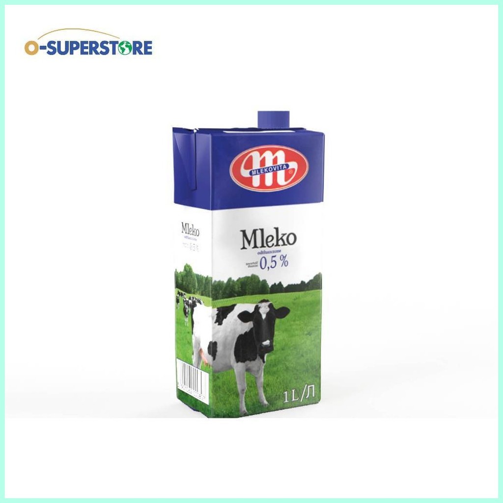 [CLEARANCE] Mlekovita UHT Milk 0.5% (Non Fat) 1L / 1 Liter | Shopee Philippines