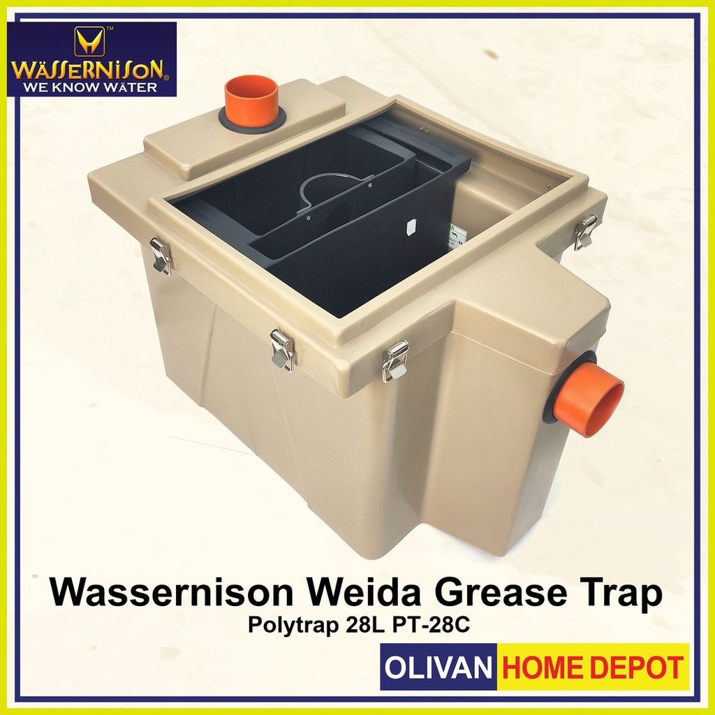 WASSERNISON Weida Grease Trap Polytrap 12 and 28 Liters | Shopee ...