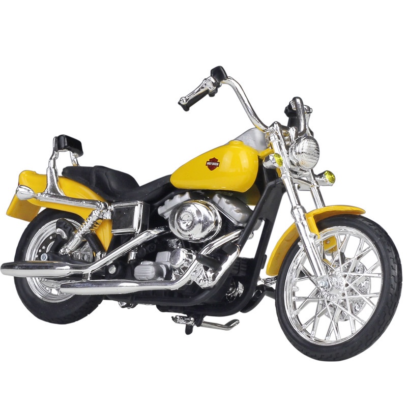 Maisto 1:18 Harley 2001 FXDWG Dyna Glide wide metal Diecast bike model ...