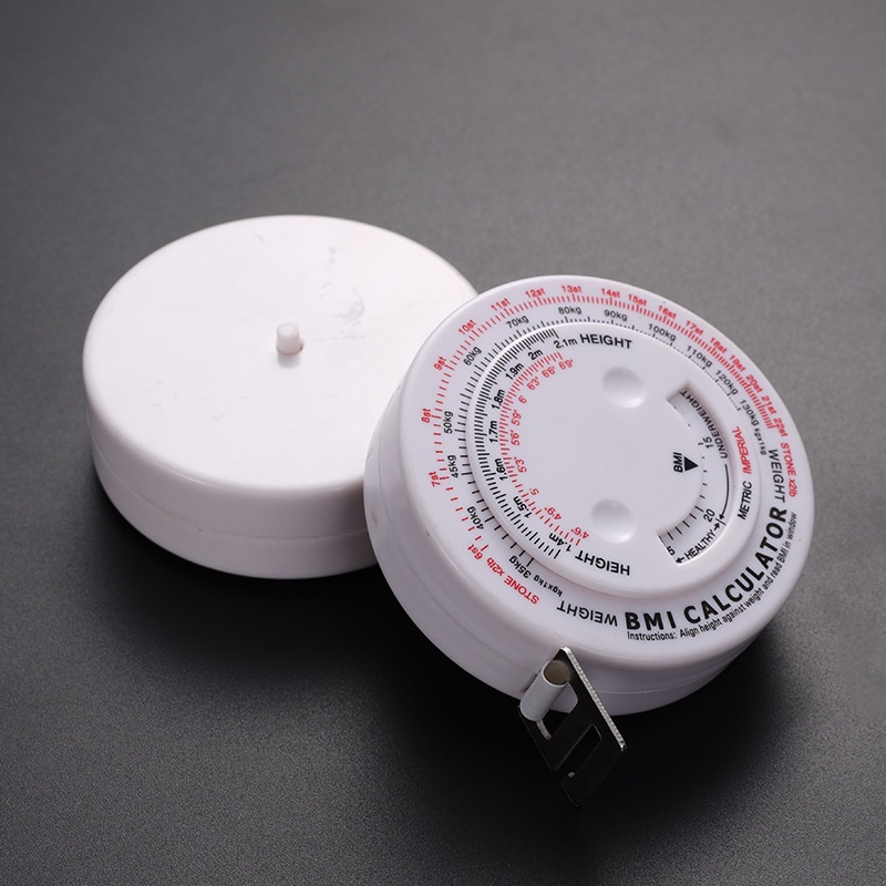 Large Circular BMI Health Tape Measure Telescopic Plastic Tape Measure ...