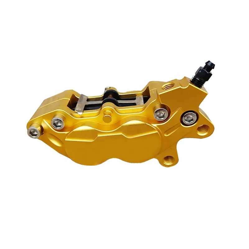 Motorcycle Brake Calipers Universal 40mm 4 pistons CNC Aluminum alloy ...