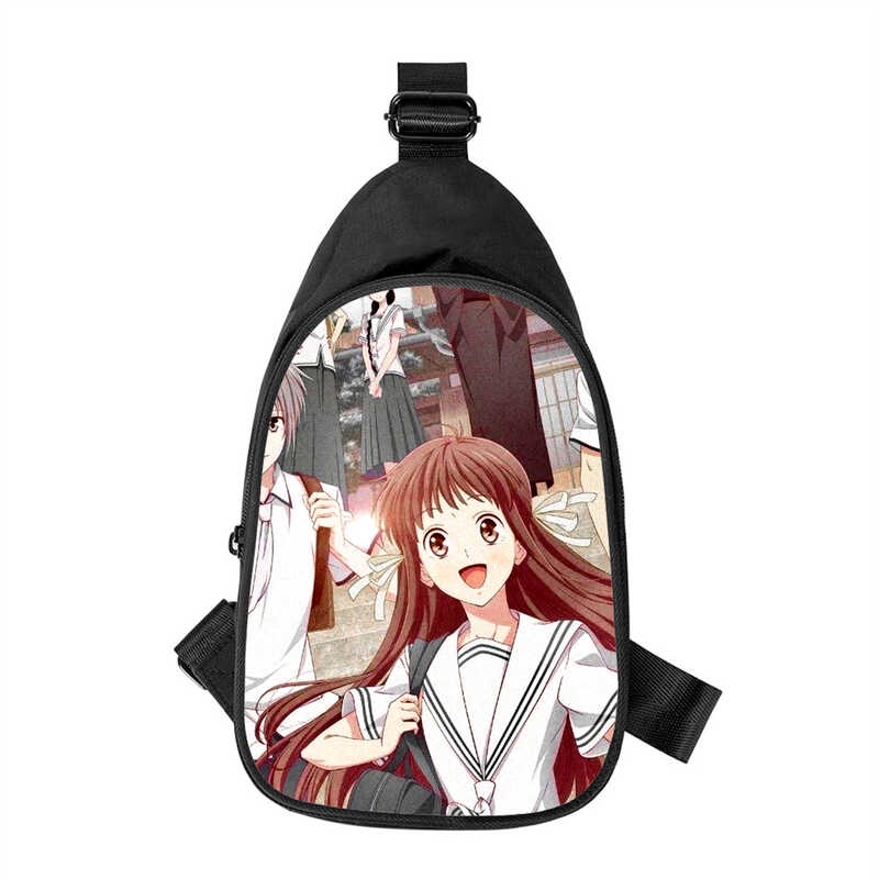 Anime Fruits Basket 3D Print New Men Cross Chest Bag Diagonally Women ...