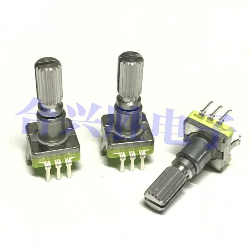 2PCS Rotary Encoder EC11 30 Positioning 15 Pulse Car Navigation CD ...