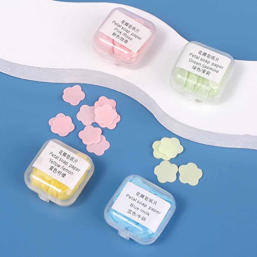 Disposable Petal Soaps Flakes / Mini Children Skin Friendly Hand ...