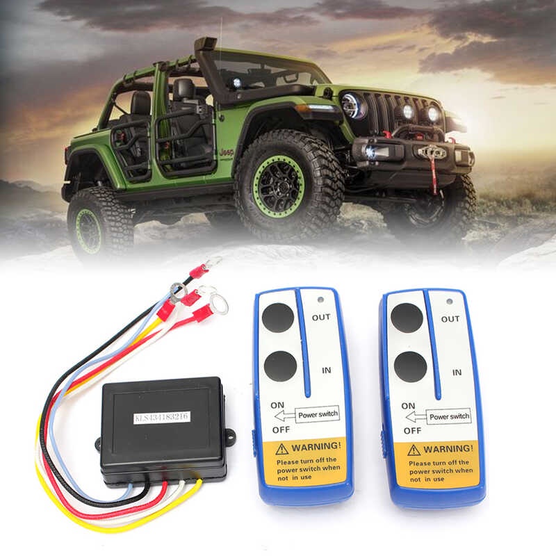 DC 12V Wireless Winch Remote Control Kit Switch Handset para sa ATV SUV ...