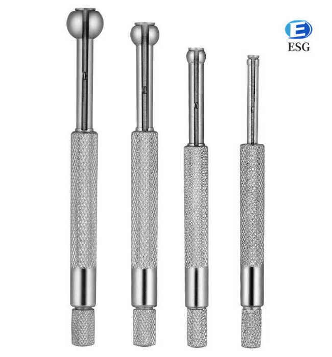 4pcs Small Hole Gauge Set Telescoping Full Round Spherical Shaped ...