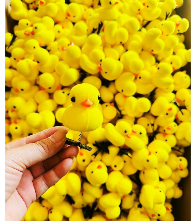 【Ready stock】INS Trend Flocking Duck Hairpin Kids's Cartoon Hair ...