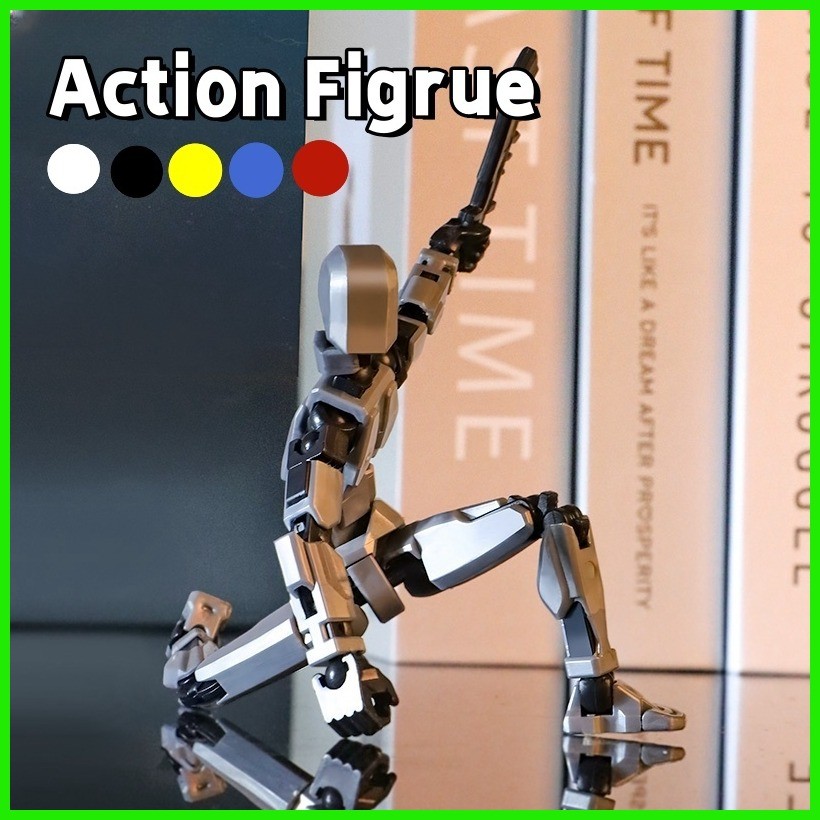 13 Action Figure Full Body Movable Toys Multi-Jointed Movable Robot 3D ...