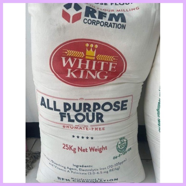 ALL PURPOSE FLOUR WHITE KING 1kg (RFM) | Shopee Philippines