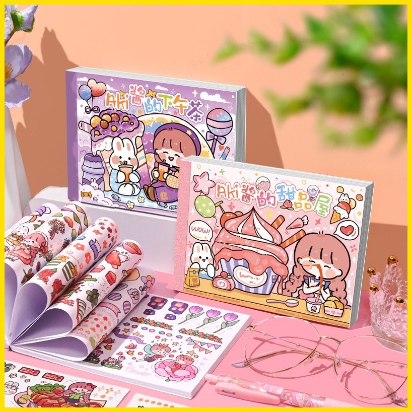 From PH 50 Sheets Sticker Cute Handbook Stickers For Notebook Set ...