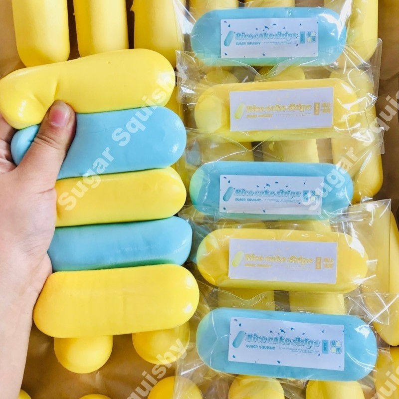 Sugar Squishy Finger-Shaped Breadsticks 2 Colors Slow Rising Squishy ...