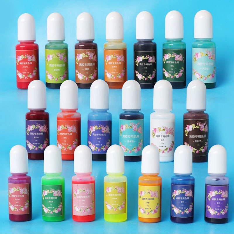 CHK A Set DIY Color Paste Liquid Colorant Dye Ink Epoxy Resin epoxy ...