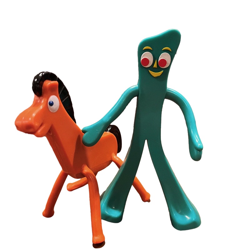 Nostalgic Gumby And Pokey Dolls 10cm Gumby And 5cm Figures Pokey ...