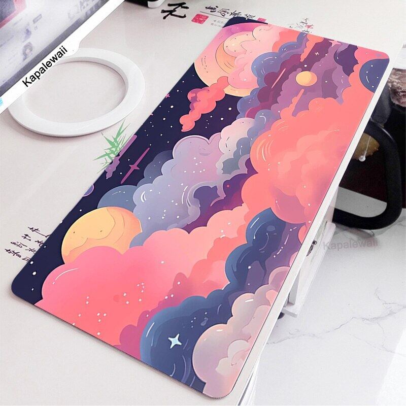 Colourful Cloud Large Gaming Mousepad XXL Keyboard Gamer Pad XL on The ...