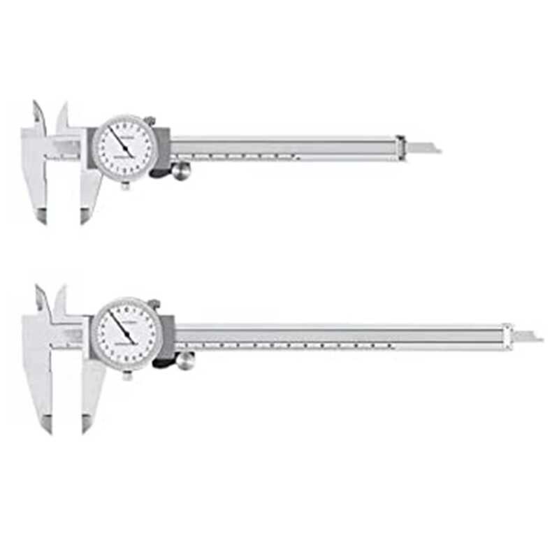 Metric Gauge Measuring Tool Dial Vernier Caliper Shock-Proof Vernier Caliper 0.02Mm | Shopee ...