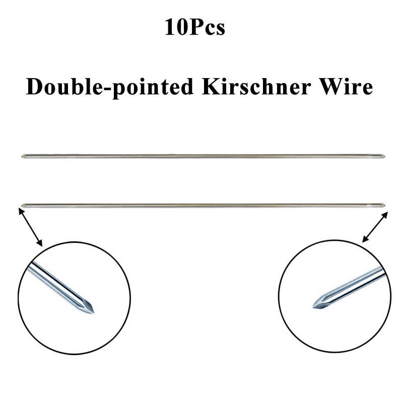 10Pcs/Bag Professional Stainless Steel Double-Ended Kirschner Wires ...